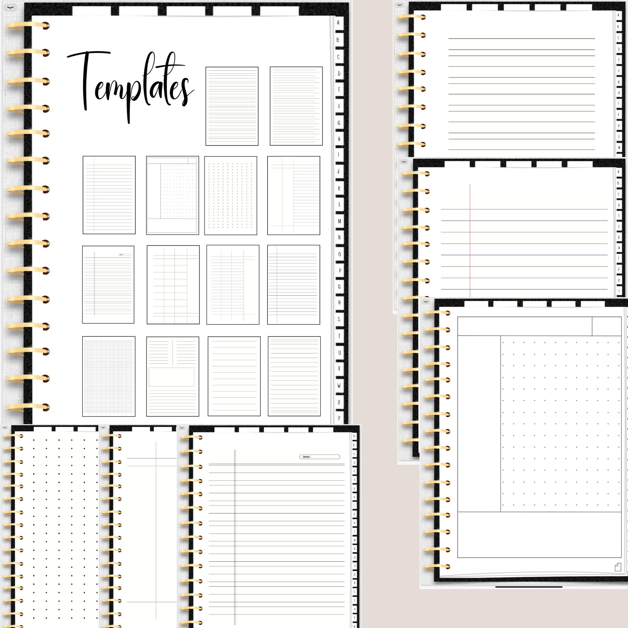 Goodnotes Notebook Digital Blank Book to Customize 24 Alpha | Etsy