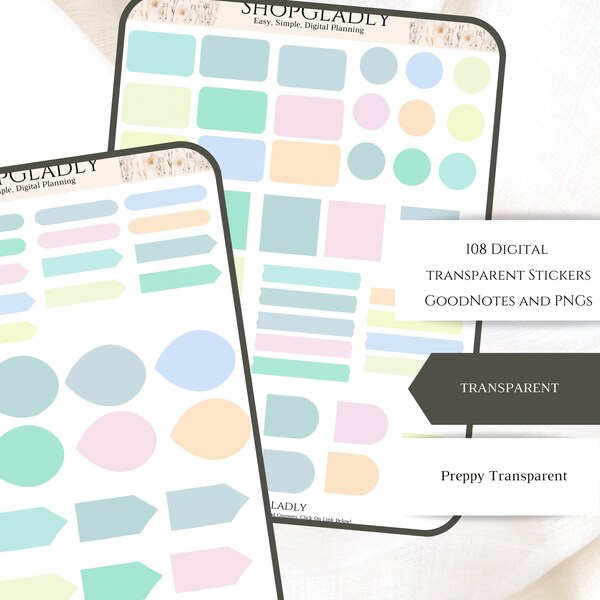 Preppy Sticker Sheet - Etsy