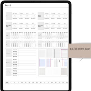 Goodnotes Digital Planner; Minimalist Modern Planner; Undated Portrait ...