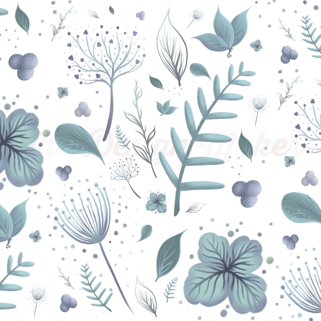 Botanical Clip Art, Plants, Leaves, Foliage, Download Digital Image ...