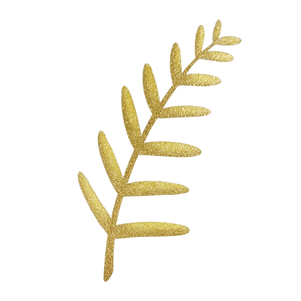 Gold Leaves Clip Art, Plants, Botanical, Foliage, Download Digital ...