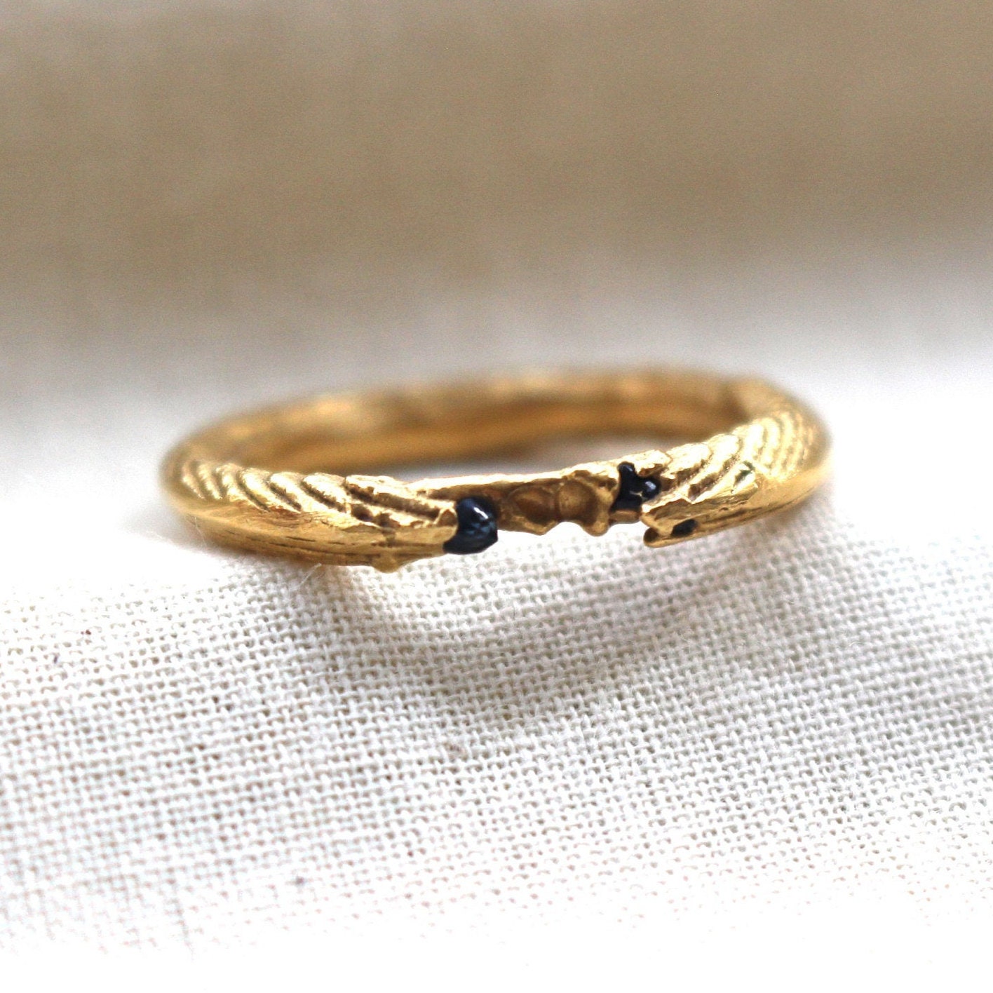 Stunning Cast in Place Blue Sapphire Textured Cuttlefish Cast - Etsy UK