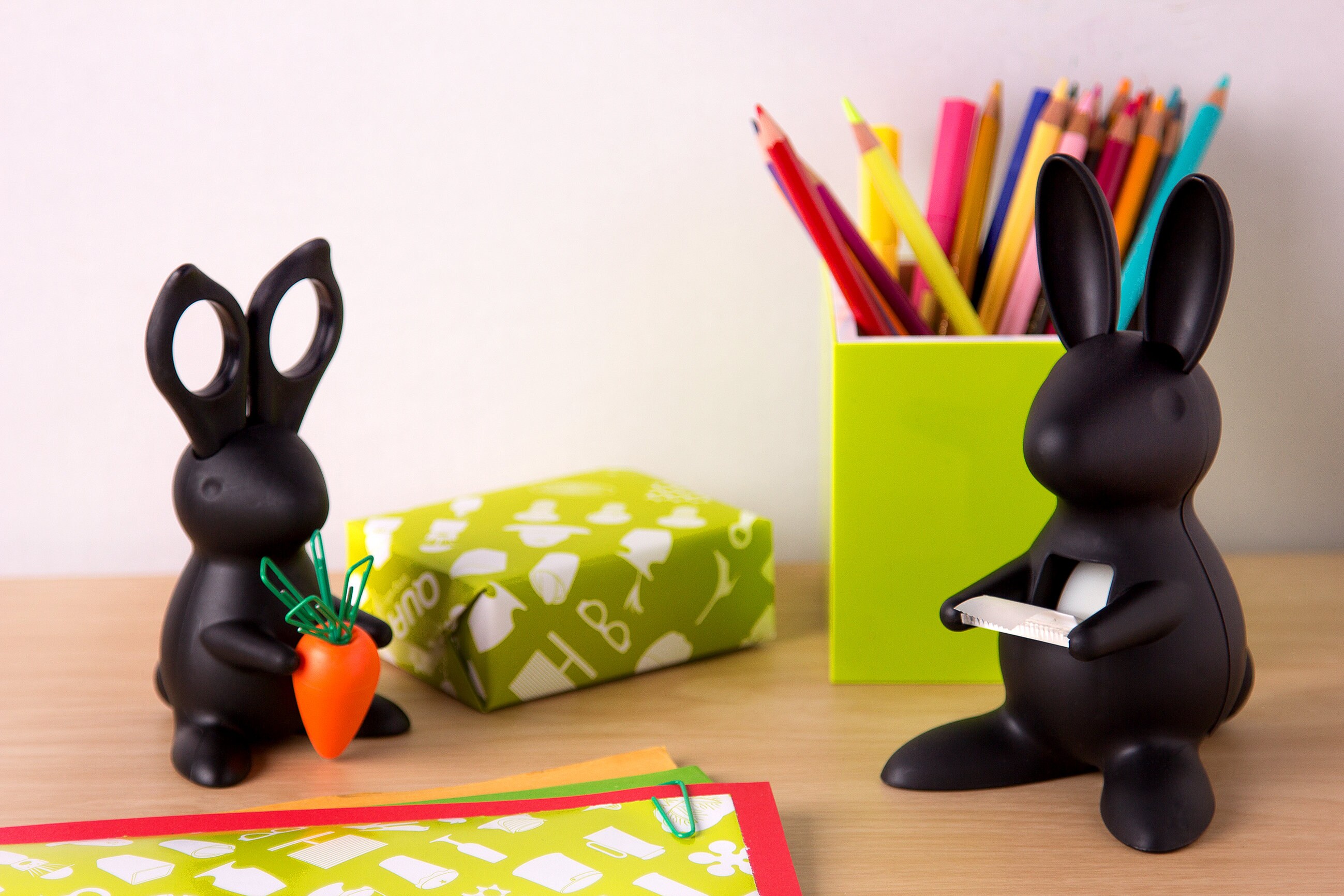 Desk Bunny Storage Scissors and Paper Clips - Etsy