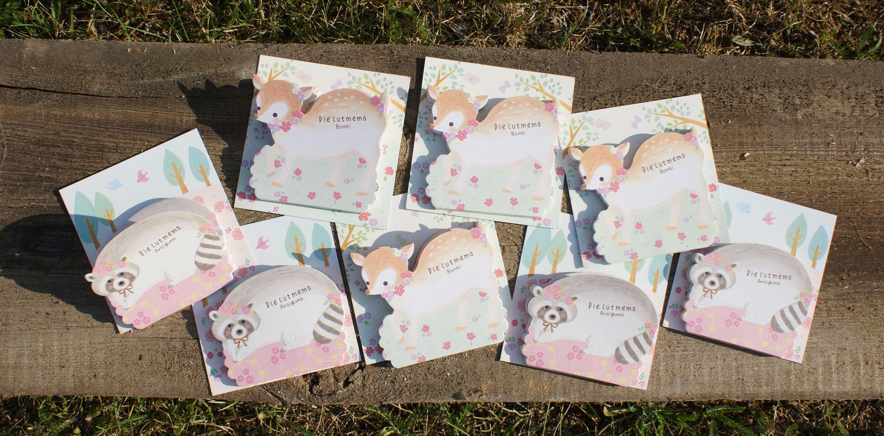 Bambi / Raccoon Notepad / Memo Pad Raccoon / Bambi Amifa - Etsy