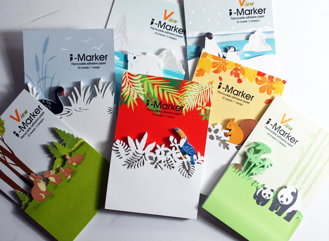 Animals, Sticky Note / Sticky Notes With Laser Cut - Etsy