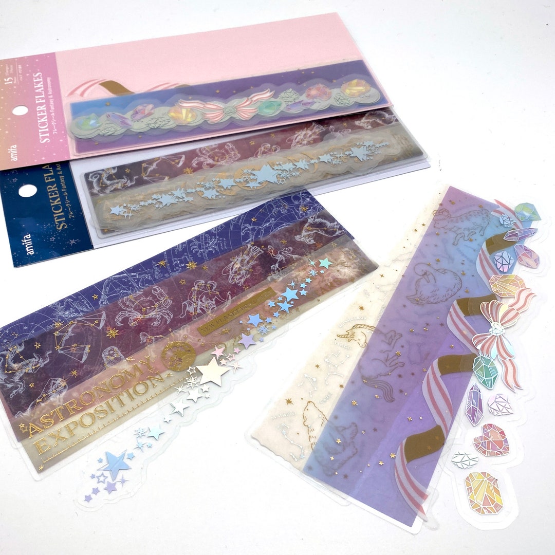 Astro - Stripe Washi Stickers, Decals - Etsy