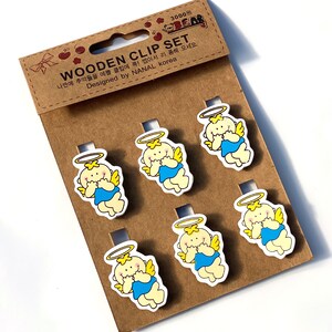 Wooden Clips Mini Clamps Baby Wedding Angel - Etsy