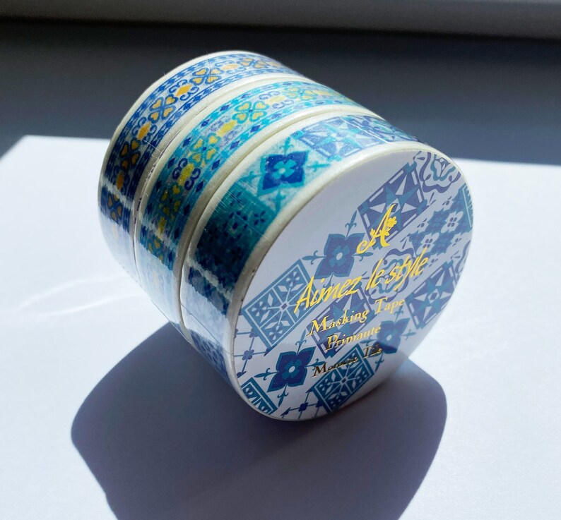 Morocco Tile, Washi Tape/masking Tape Narrow - Etsy
