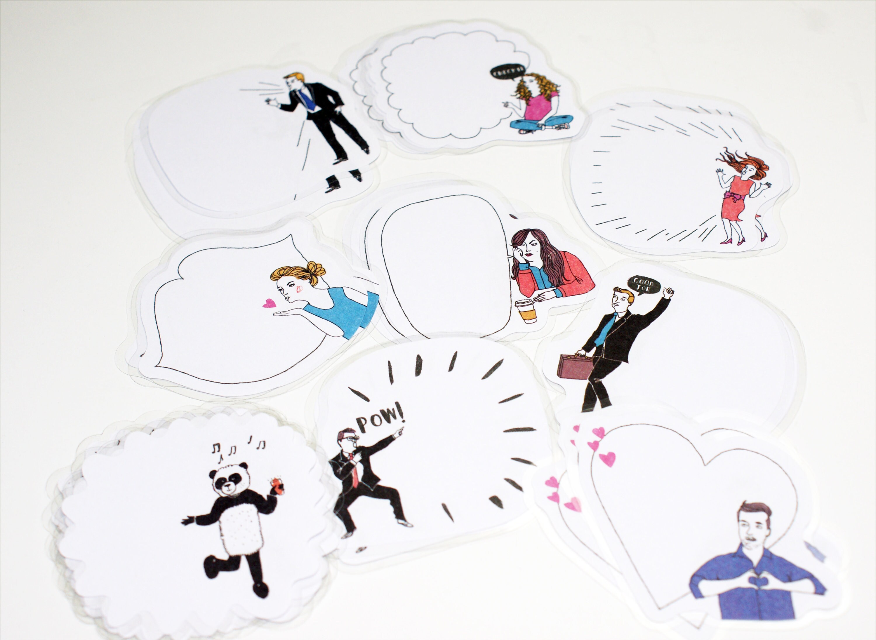 Speech Bubbles", Stickers, Decals, Foil Applications - Etsy UK
