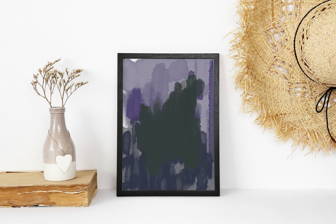 Aquarius Abstract Art, Zodiac Star Sign Digital Ar, Aquarius Birthstone ...