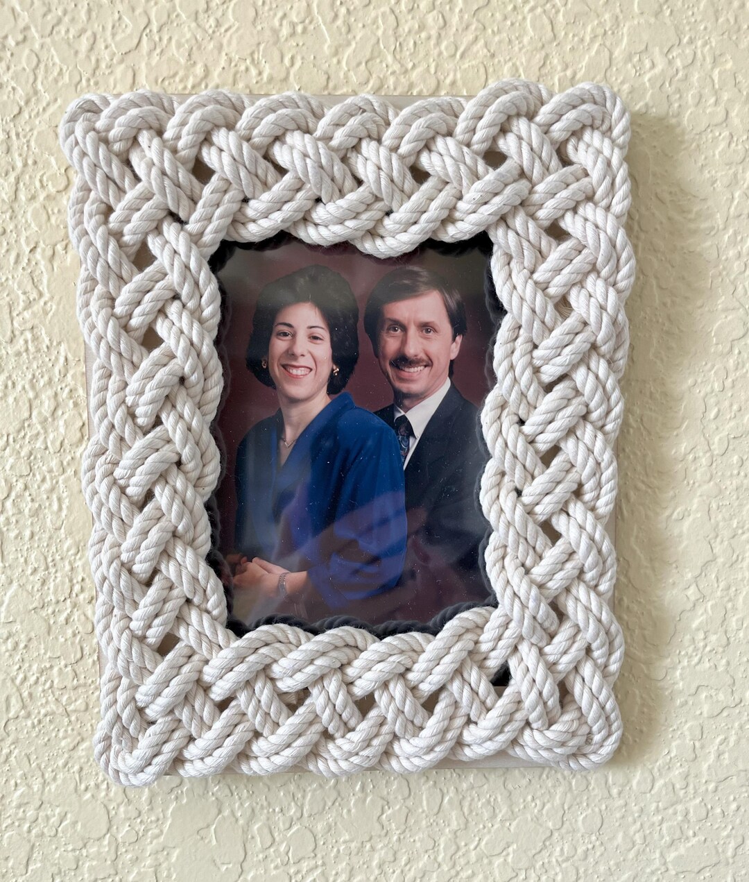 Nautical Rope Photo Frame for Desk, Unique Engagement Gifts for Couple ...