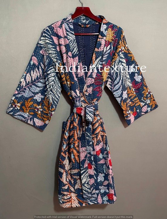 LUXURY Quilted Robe Quilted Kimono Robes Traditional - Etsy