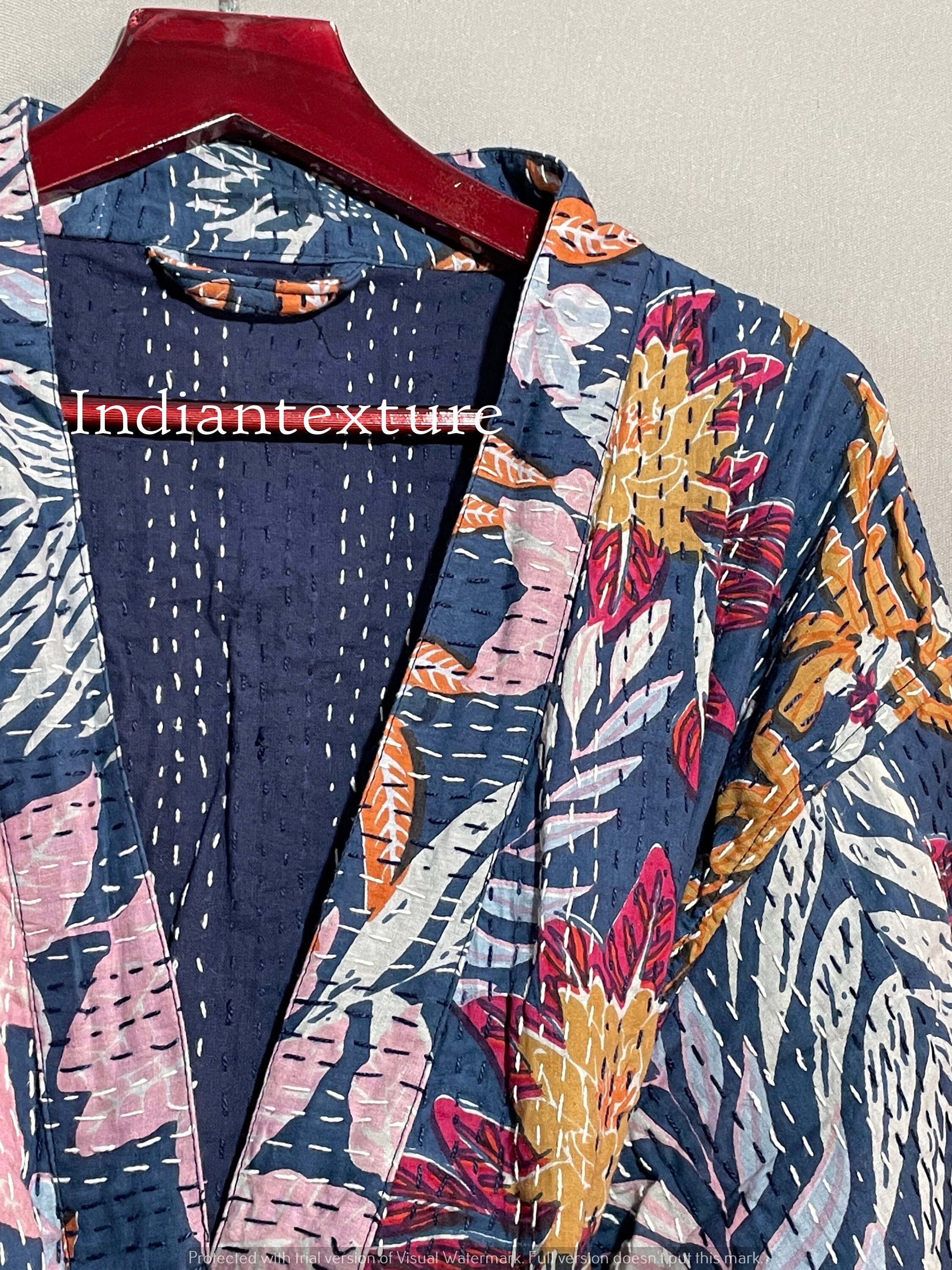 LUXURY ! Quilted Robe, Quilted Kimono, Robes , Traditional Kimono ...