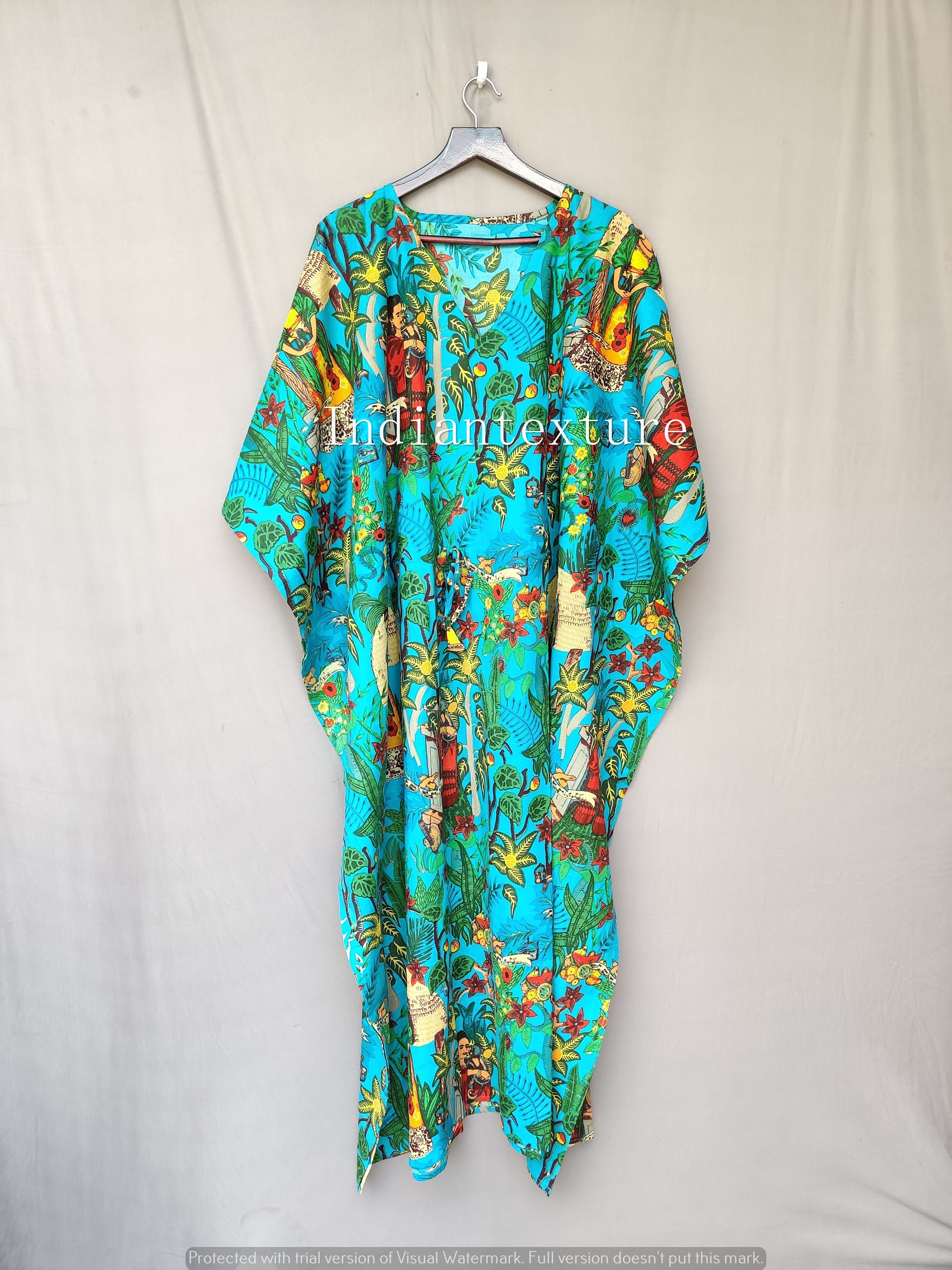 Indian Cotton Kaftan. Women Wear Kaftan. Maternity Wear Dress. Dressing ...