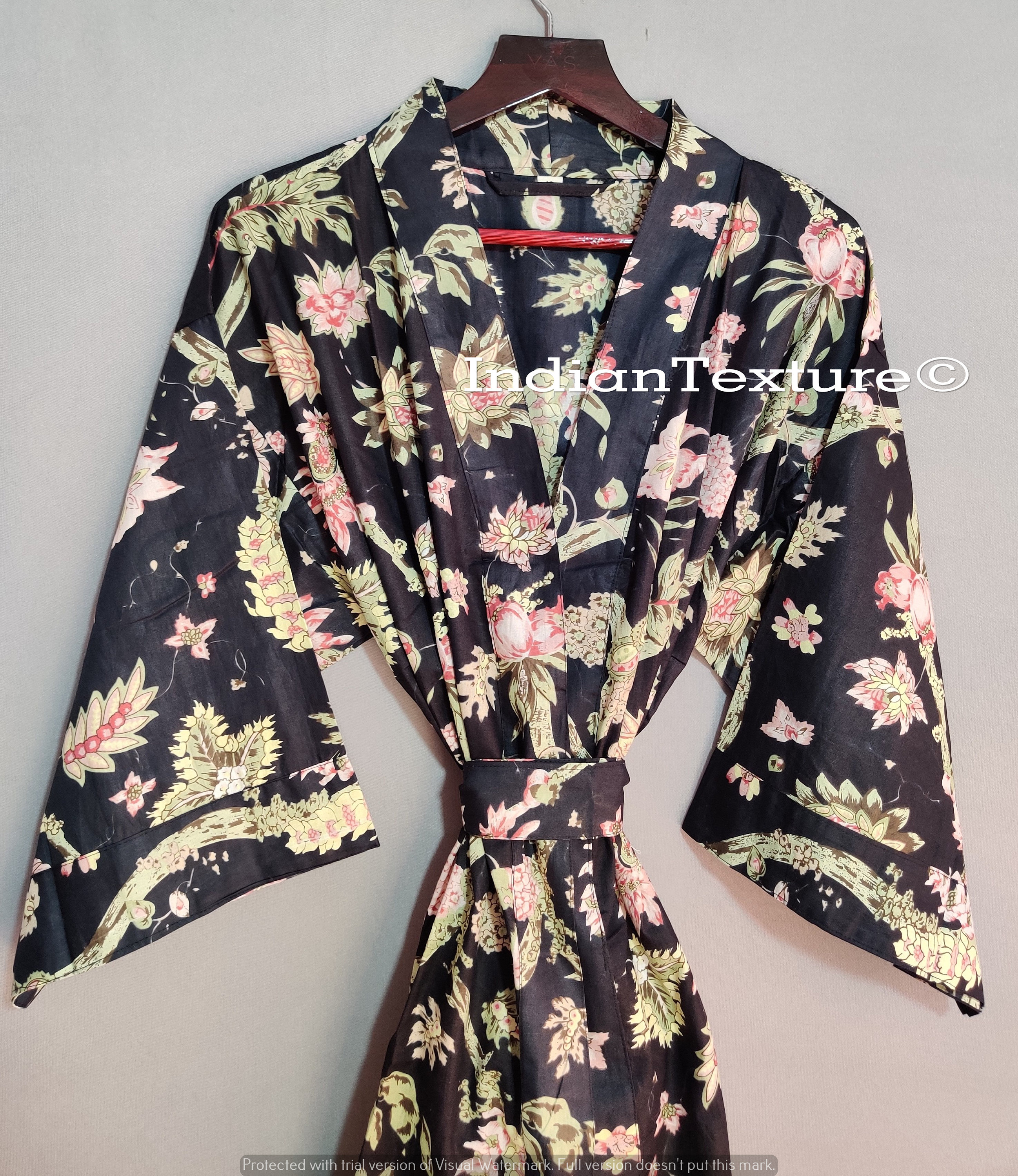 Cotton Kimono Robes Pure Cotton Kimono Block Print Cotton - Etsy