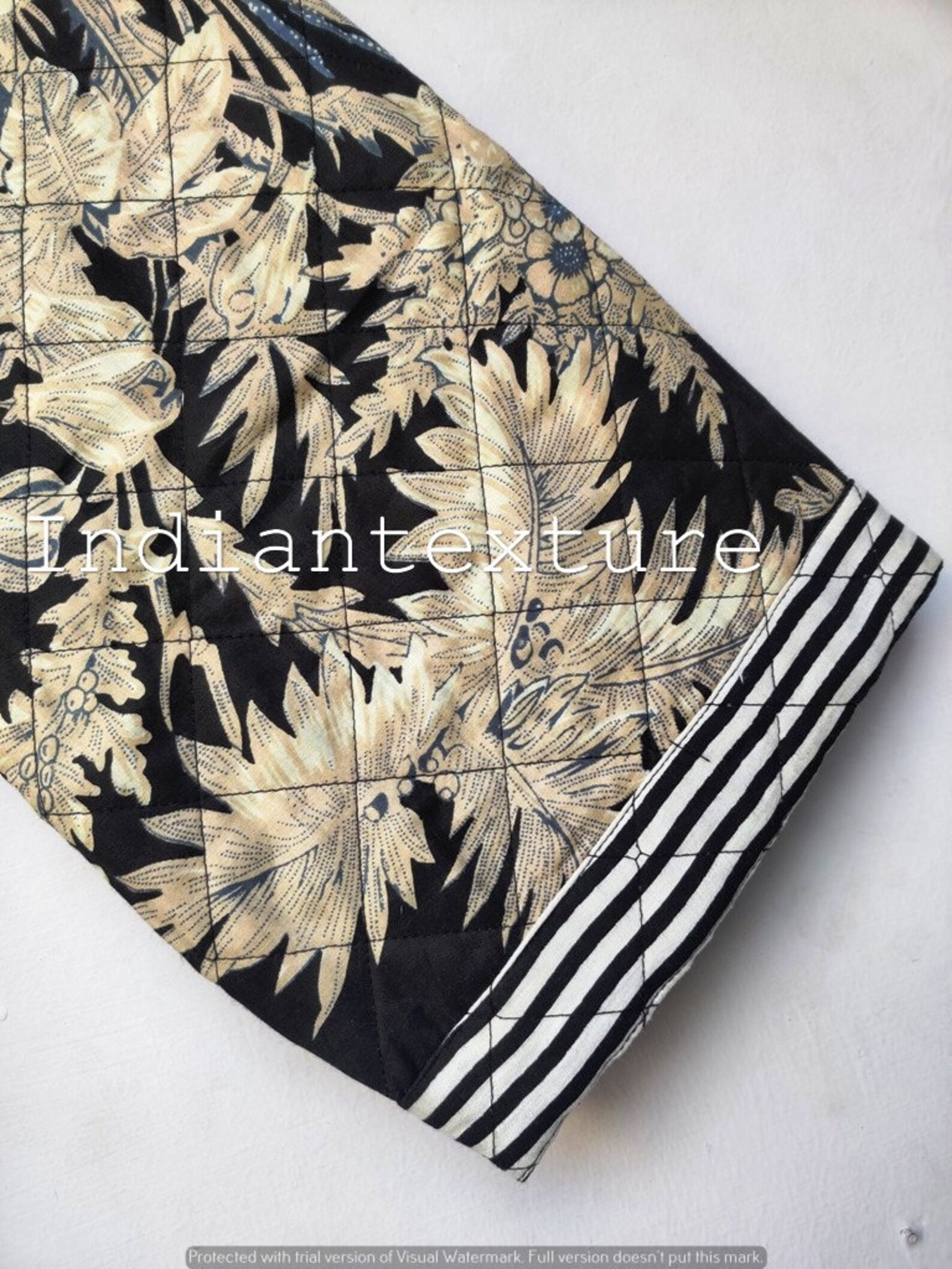 Quilted Robe Quilted Kimono Robes Traditional Kimono - Etsy