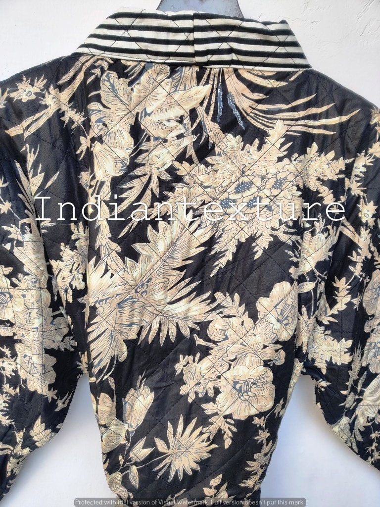 Quilted Robe Quilted Kimono Robes Traditional Kimono - Etsy