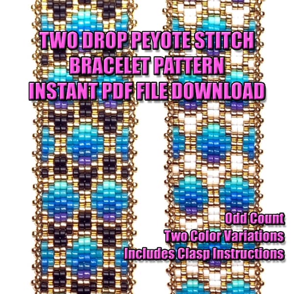 2 Drop Peyote Stitch - Etsy
