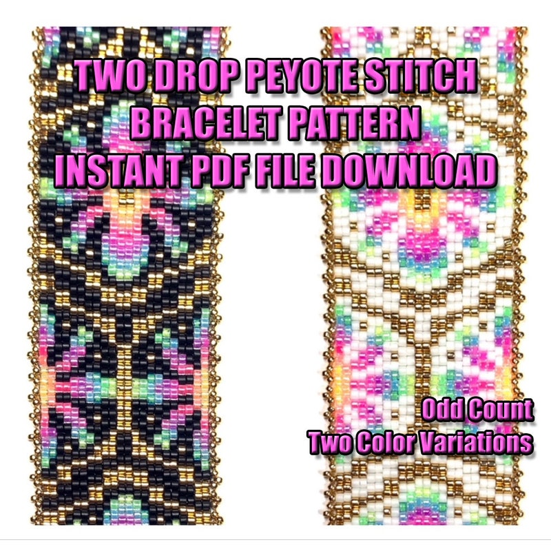 2 Drop Peyote Stitch - Etsy