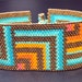 PATTERN Single Peyote Sunset Tiles Bracelet - Etsy