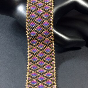 PATTERN - Single Peyote - Mermaid Scales Bracelet - Etsy