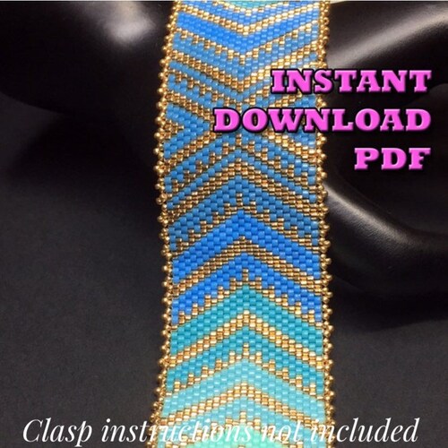 PATTERN Single Peyote Daisy Chain Diamonds Bracelet - Etsy