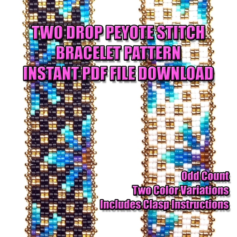 2 Drop Peyote Stitch - Etsy