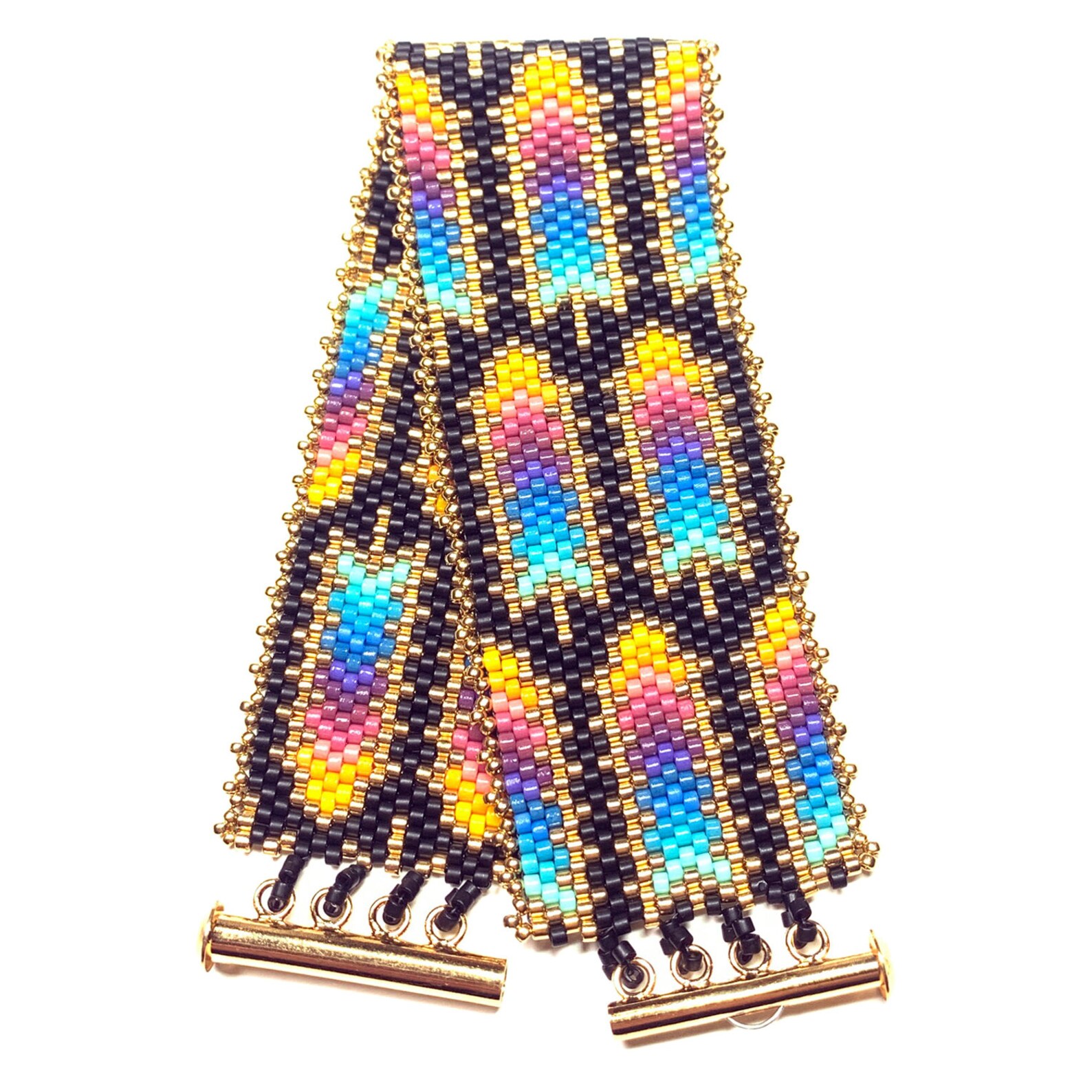 PATTERN Single Peyote Seamless Feathers Bracelet - Etsy