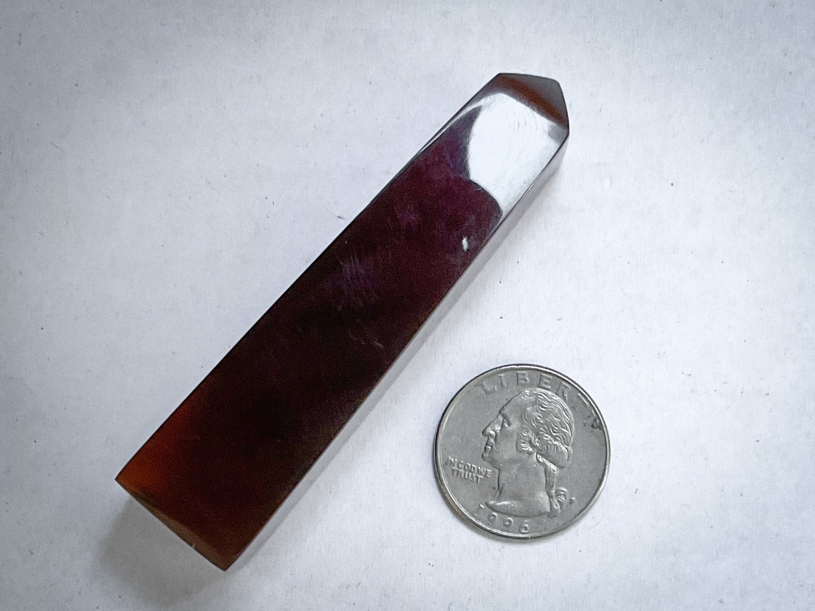 Amber Obelisk Crystal Tower Amber Points - Etsy
