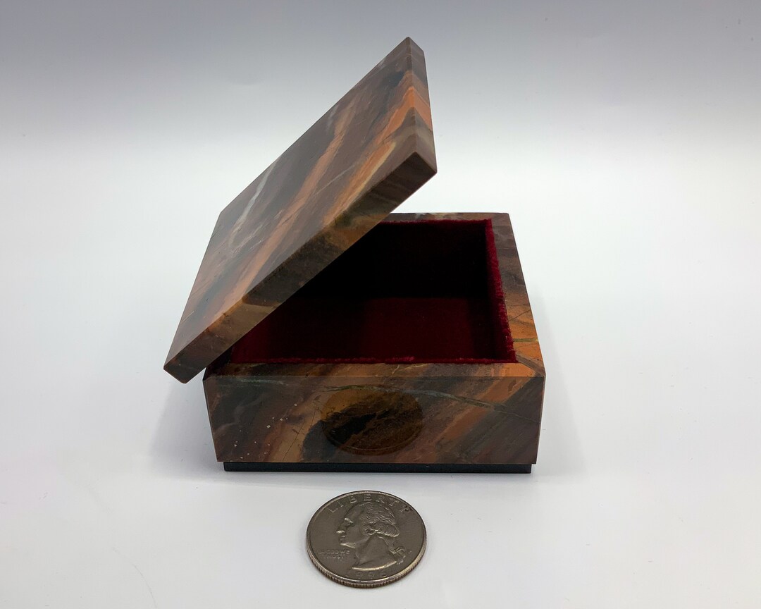 Jasper Box for Jewelry High Quality Gemstone Box Crystal Mineral ...