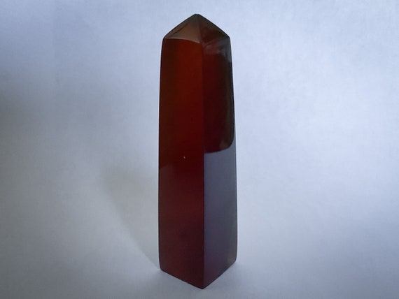 Amber Obelisk Crystal Tower Amber Points | Etsy
