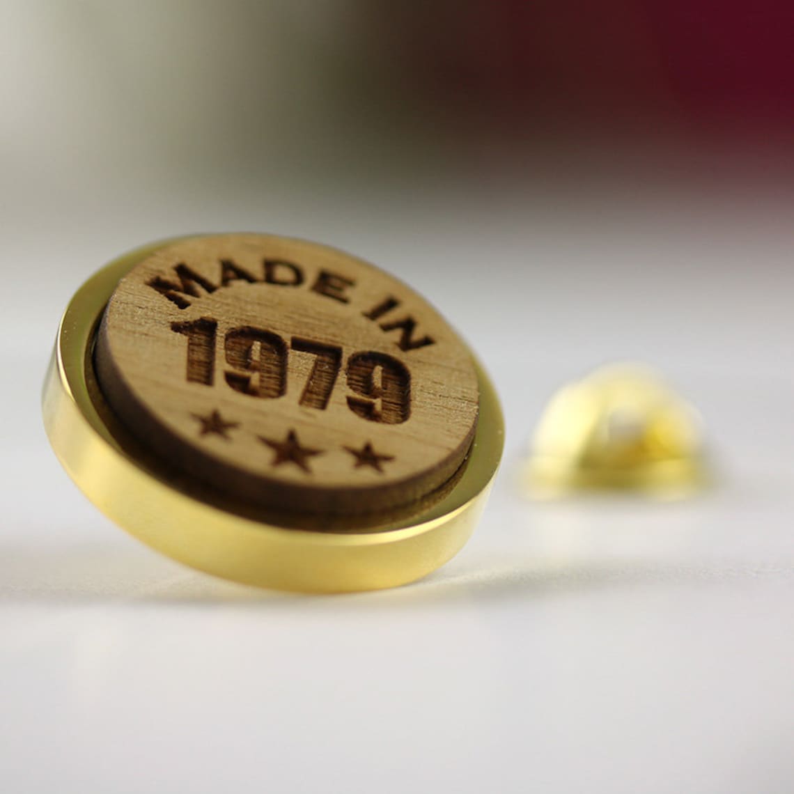 Lapel Pin Best Friend Badge Birthday Gift Unique Pin Birthdate - Etsy