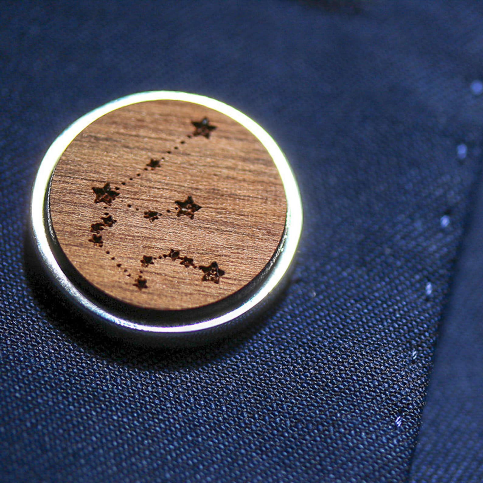 Celestial Constellation Custom Lapel Pin, Badge, Zodiac Star Sign ...