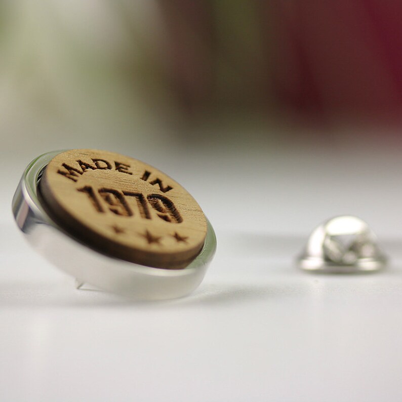 Lapel Pin Best Friend Badge Birthday Gift Unique Pin Birthdate - Etsy