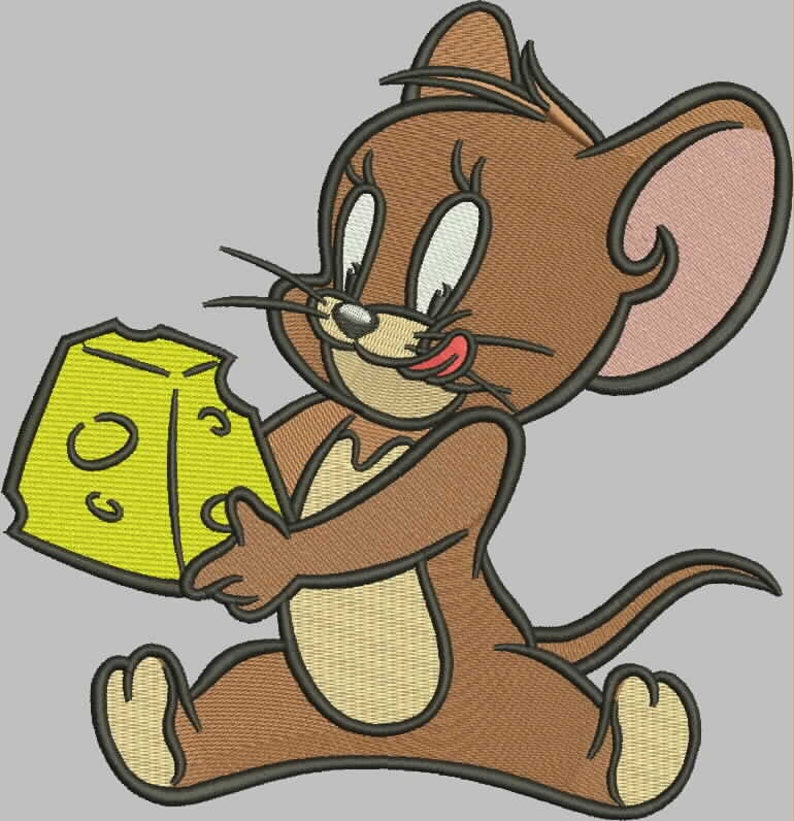 Tom and Jerry Design Machine Embroidery Embroidery Pattern | Etsy