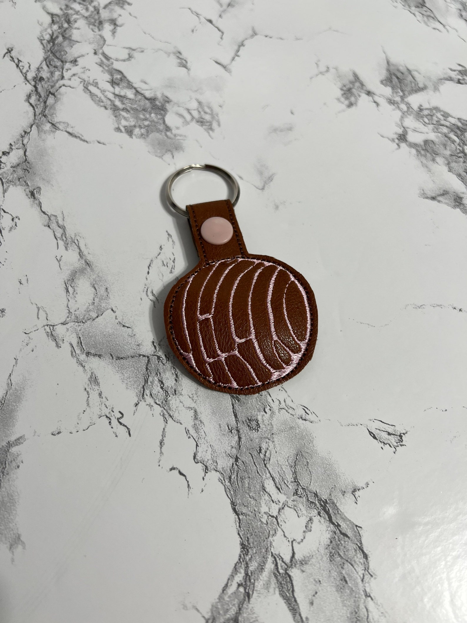 Concha Key Chain Pan Mexicano Key Fob - Etsy