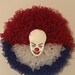 Halloween Wreath- Pennywise Clown IT, W/ Glow in the Dark Eyes and ...