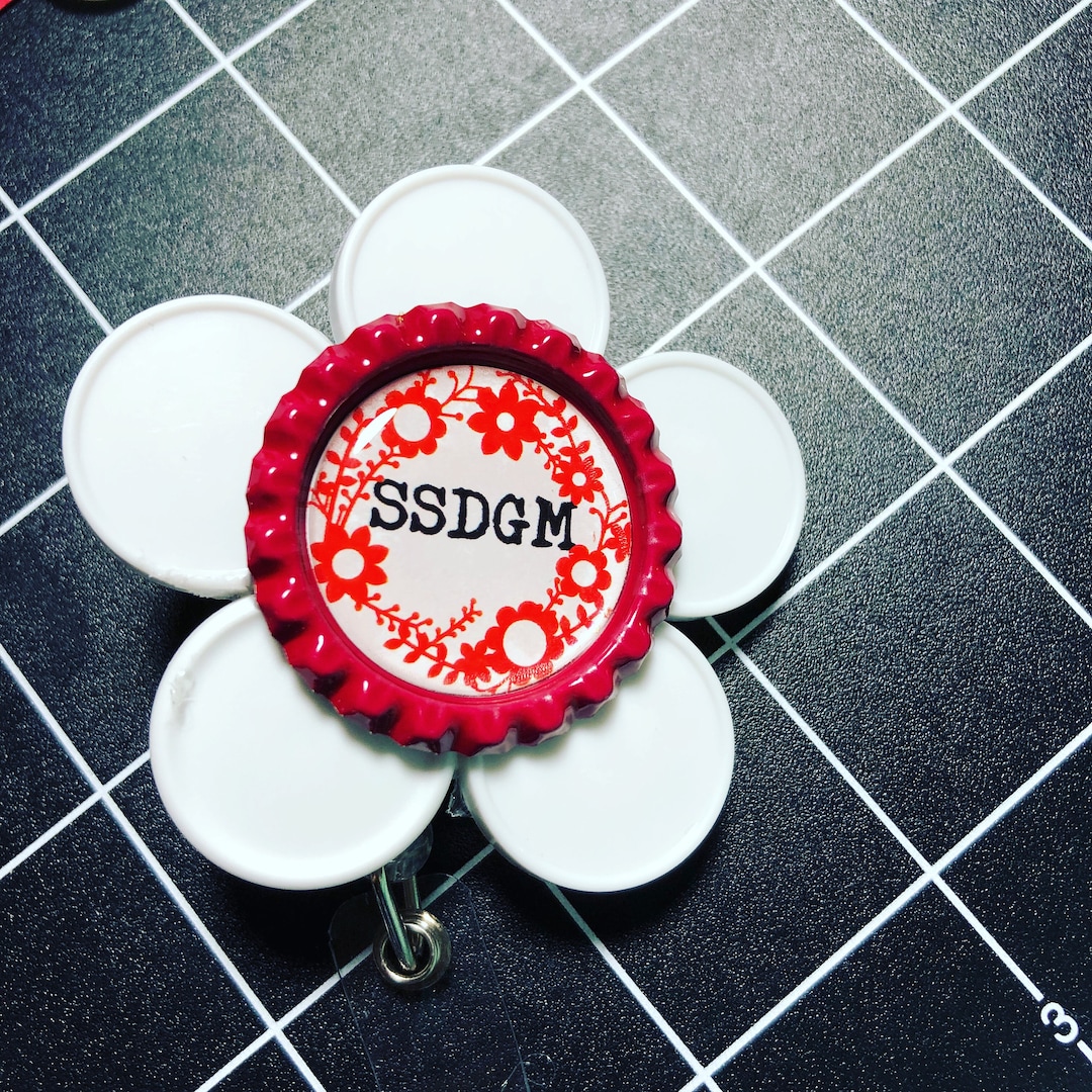 True Crime Murder Flower ID Badge Reel /holder - Etsy