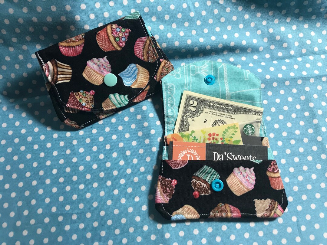 Cupcake Fabric Wallet - Etsy