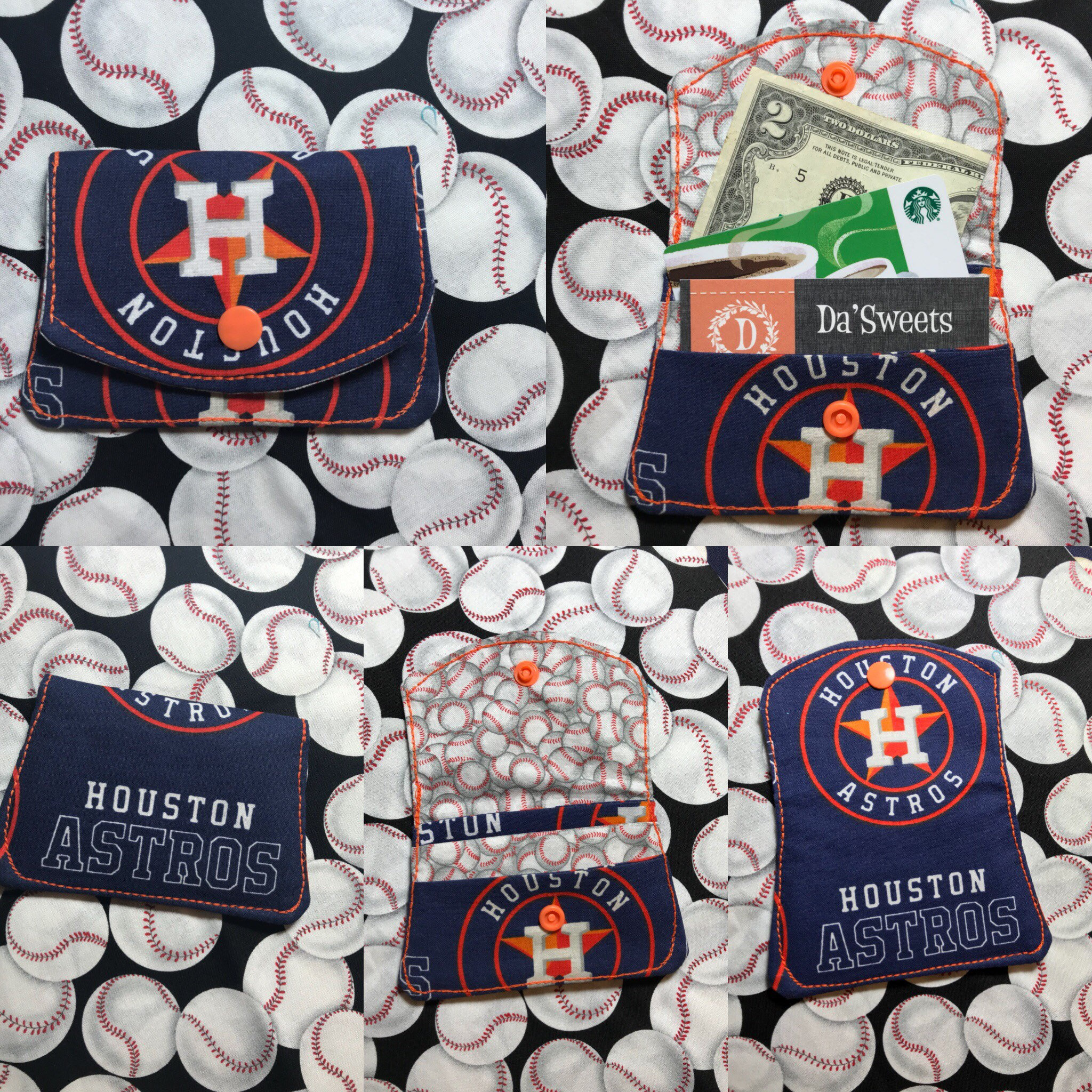 Houston Astros Wallet for That MLB Fan - Etsy