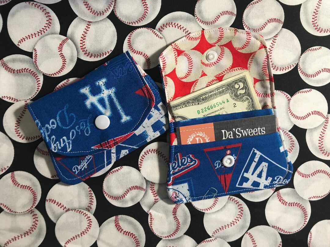 LA Dodger Fabric Wallet - Etsy