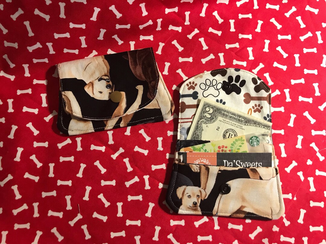 Labrador Fabric Wallet - Etsy