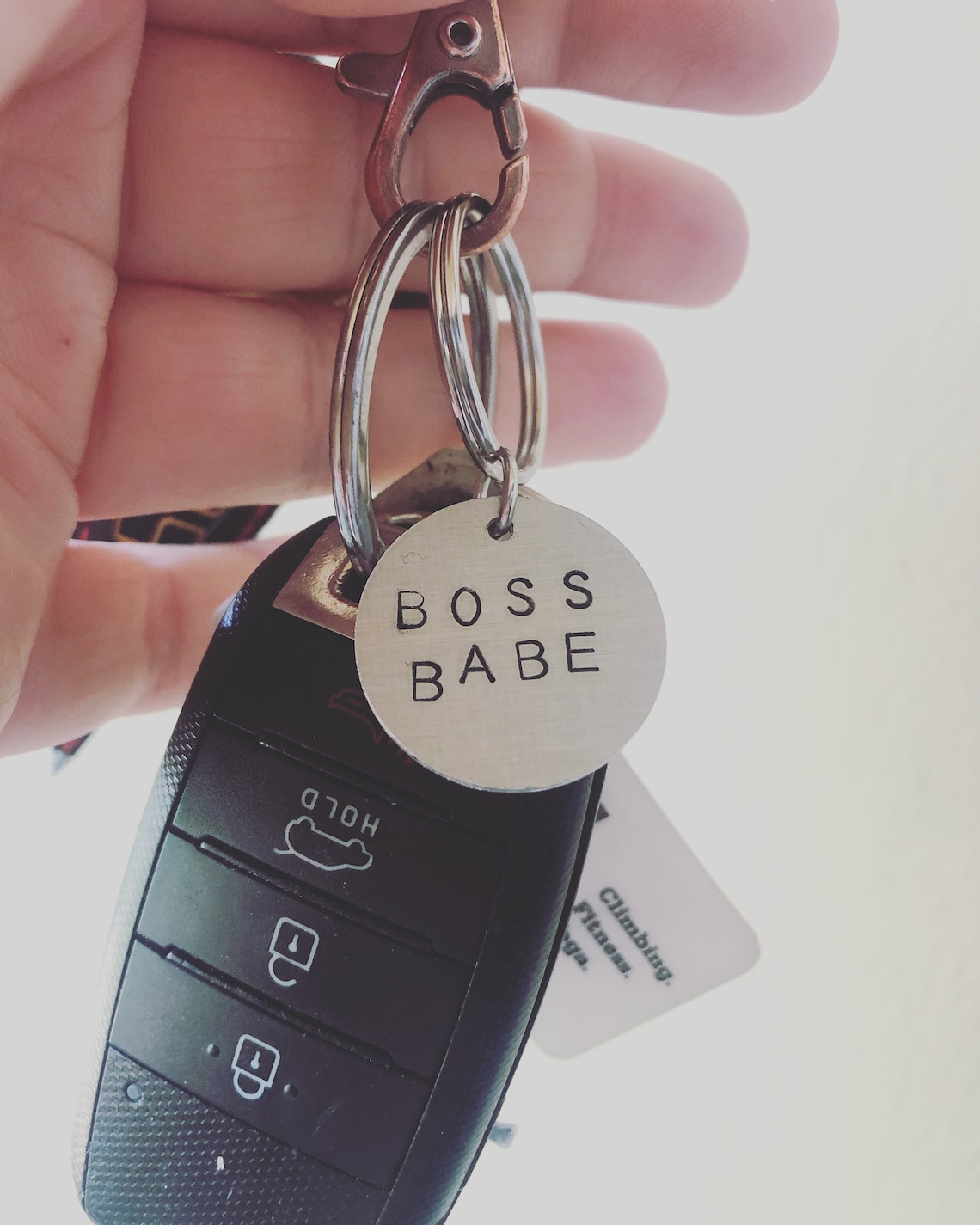 Boss Babe Keychain - Etsy