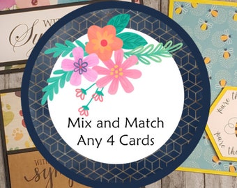 Mix and Match Cards | Etsy