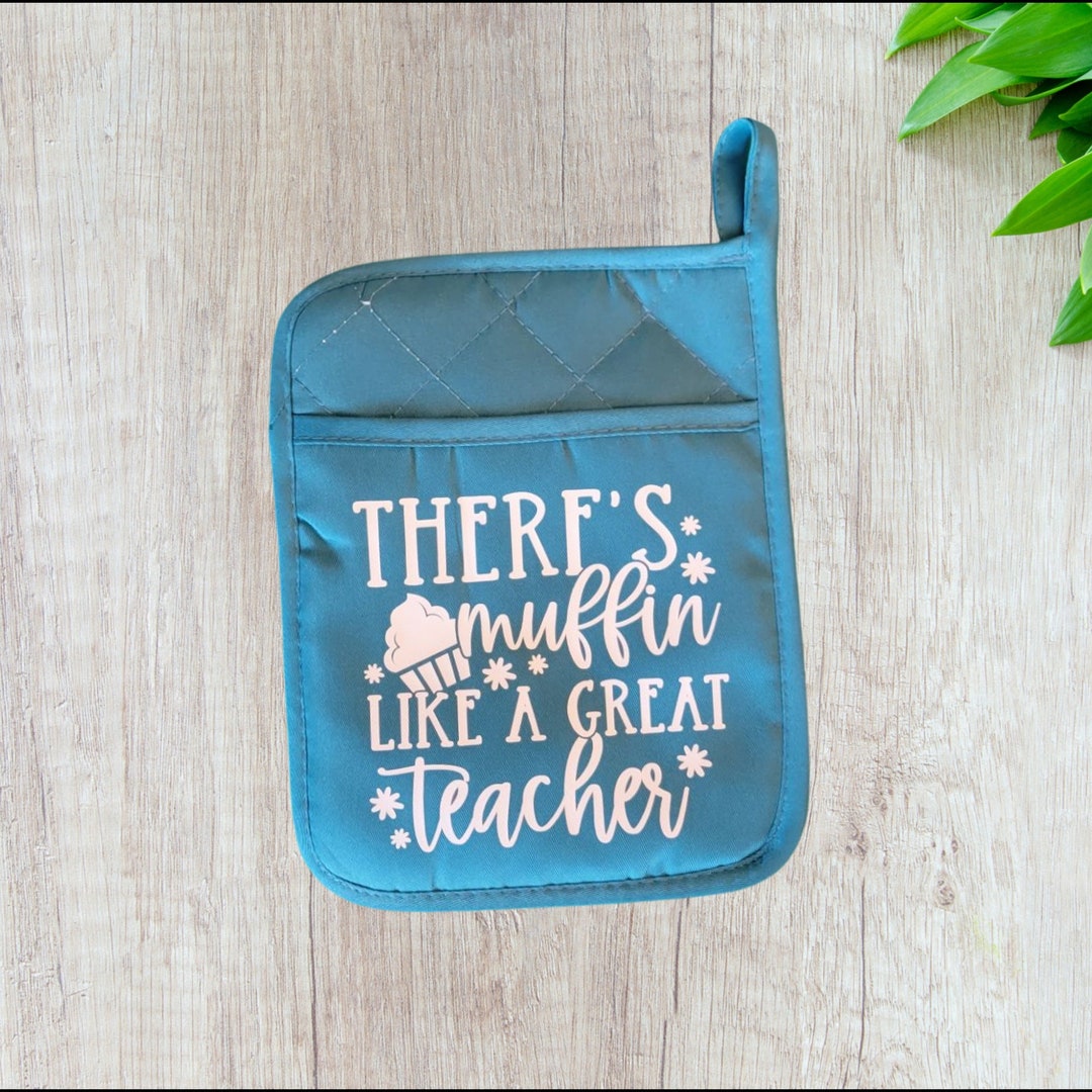 Teacher Gift Set, Teacher Appreciation Gift, Potholder for Teacher ...