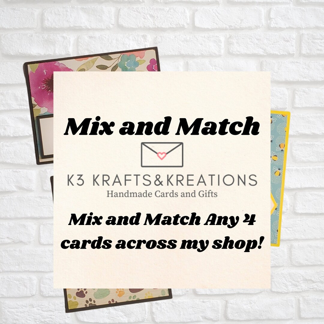 Mix and Match Card Pack, Assorted Card Set, Make Your Own Card Set, All ...