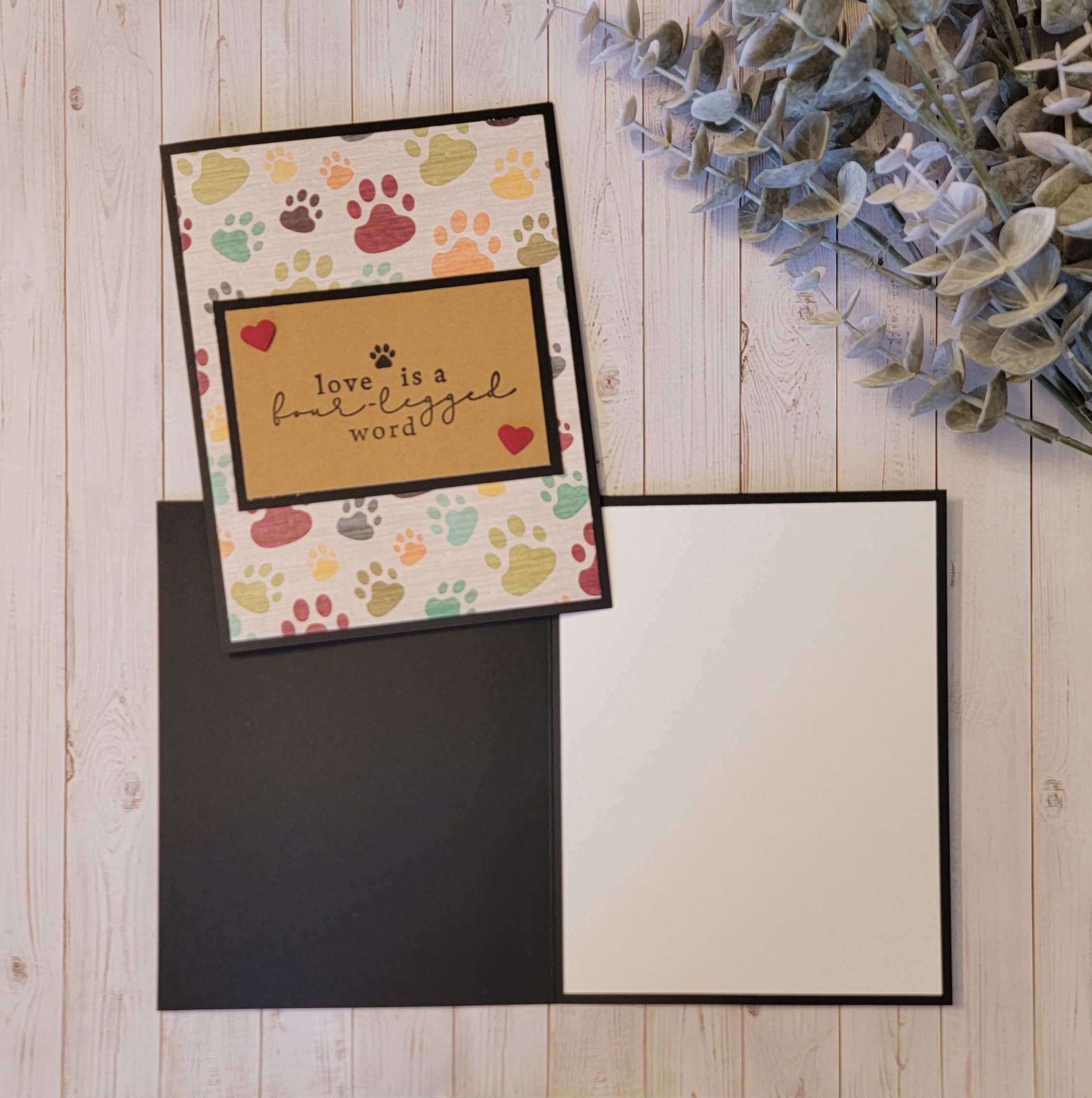 Paw Prints Card Set Cards for Vets Dog Cards Pet Cards Pet - Etsy