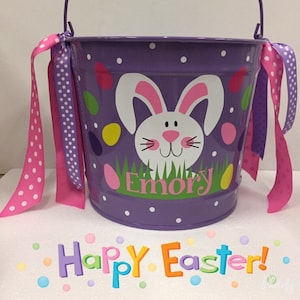 Personalized Easter Basket,easter Basket ,personalized Easter Bucket ...