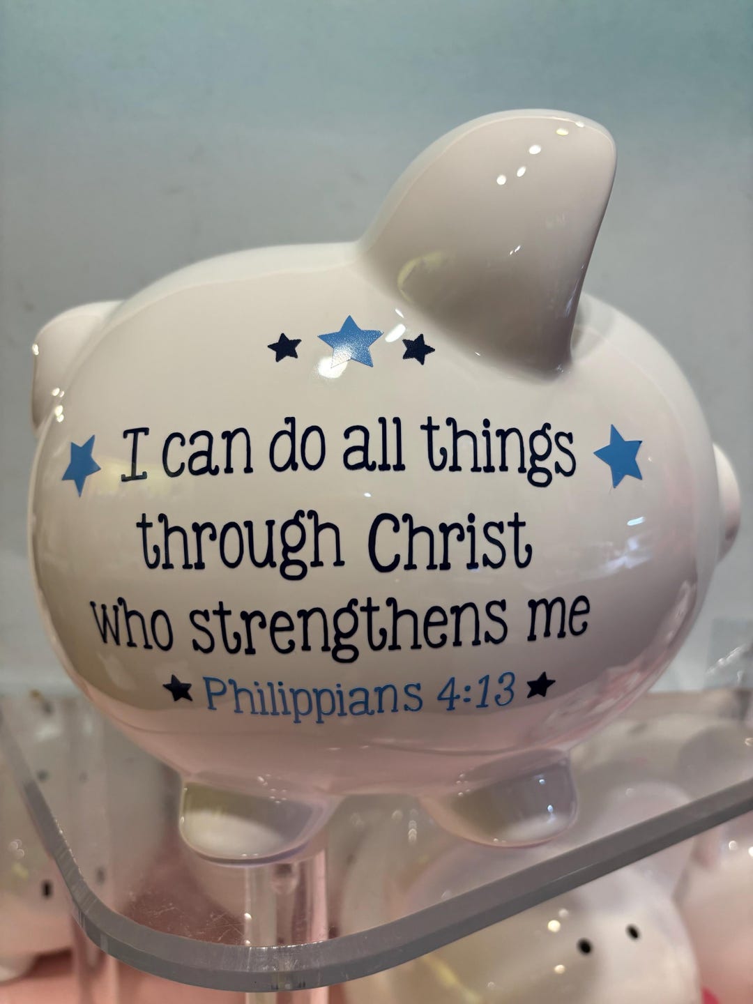 Personalized Piggy Bank With Bible Verse,children’s Bible Verse ...
