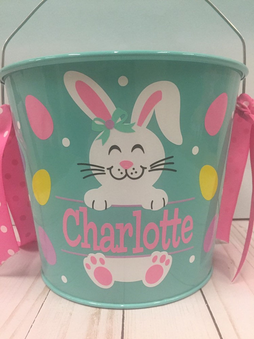 Easter Basket-personalized Easter Bucket-personalized Easter Basket ...